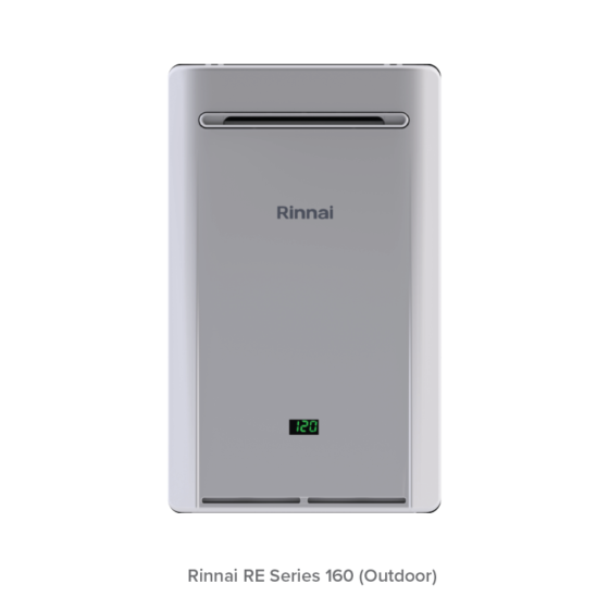 Rinnai Tankless RE Series 160 | York County Natural Gas Authority